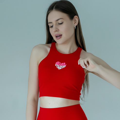 Girl Power Red Top – Hype